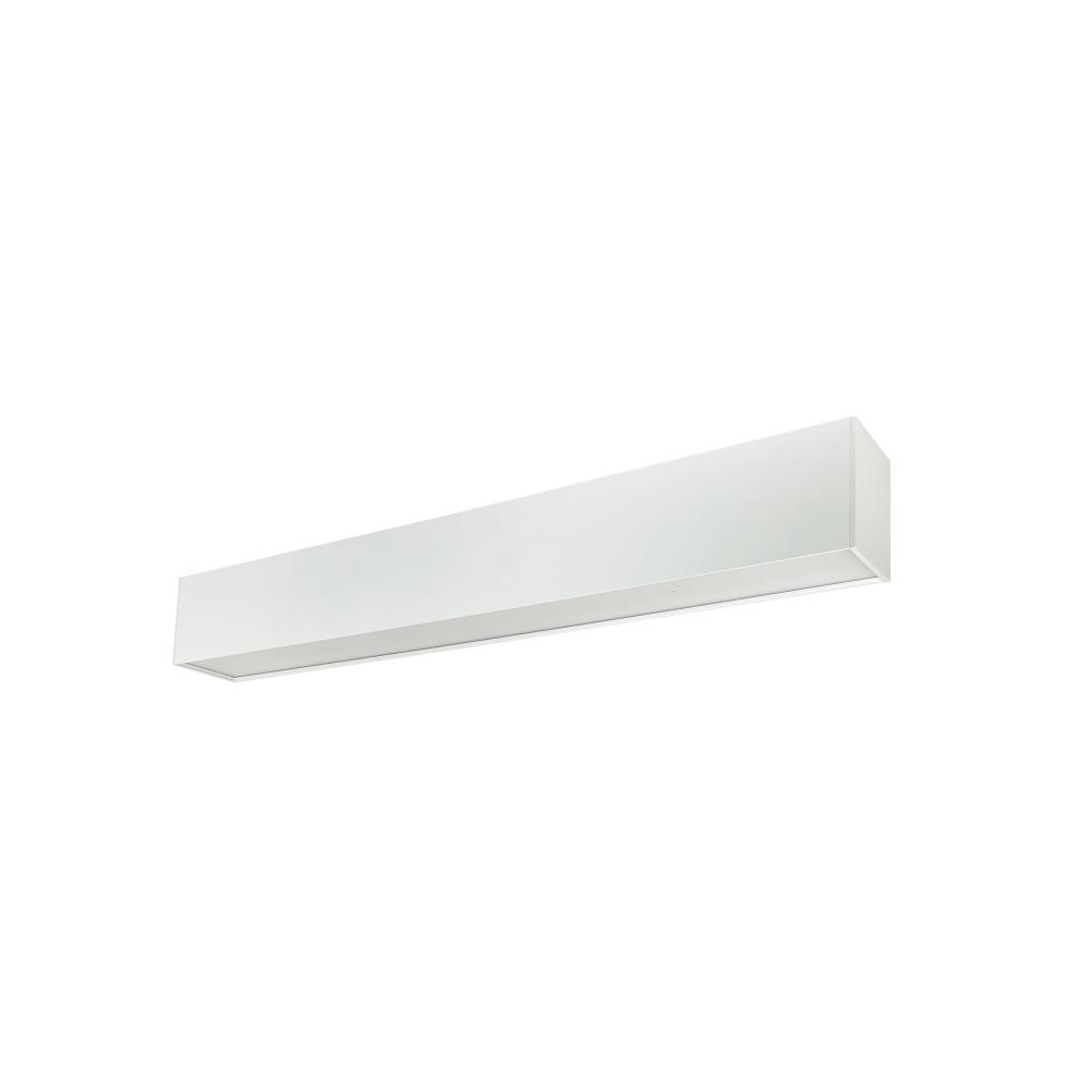2' L-Line LED Indirect/Direct Linear, 3710lm / Selectable CCT, White ...
